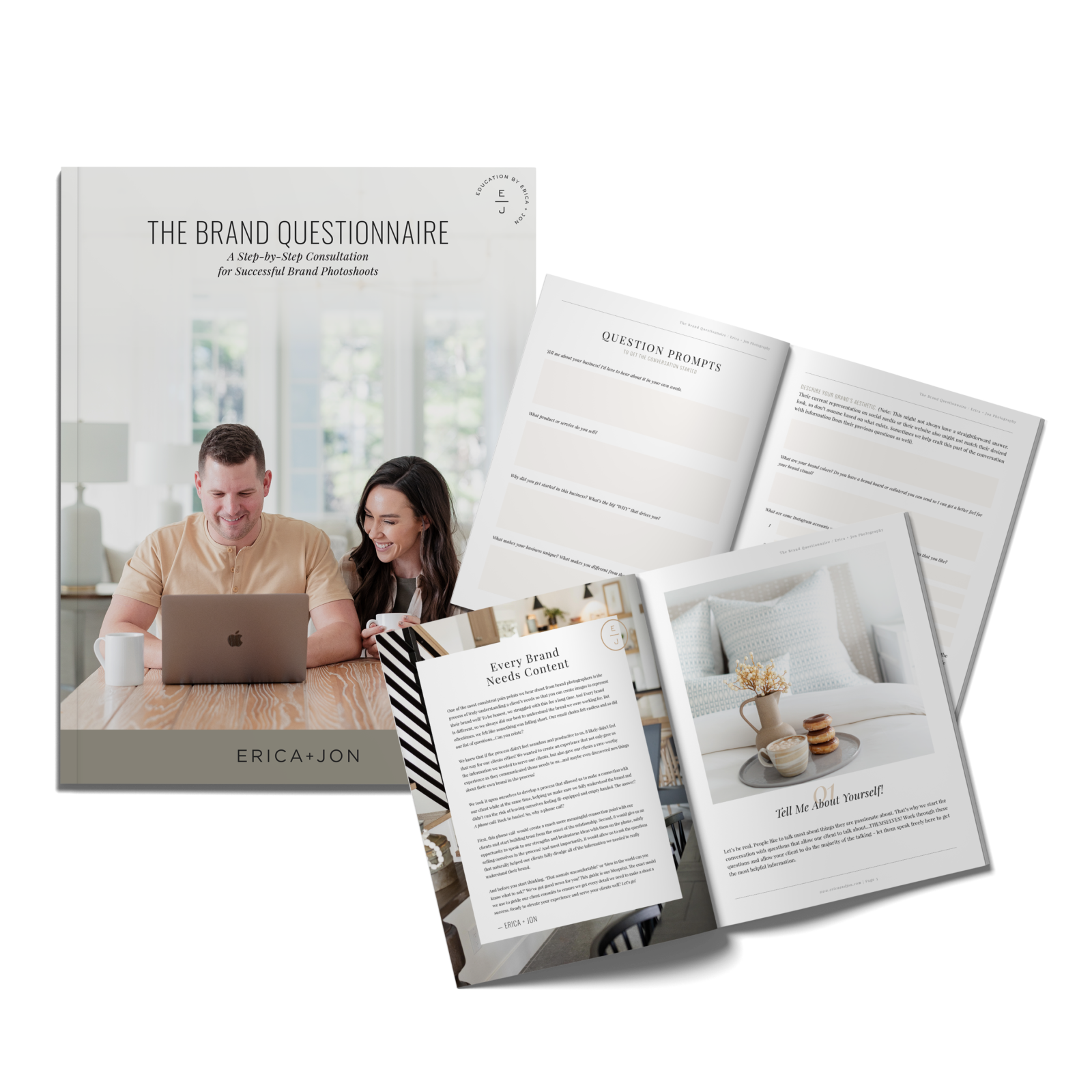 The Brand Questionnaire - Erica + Jon Photography
