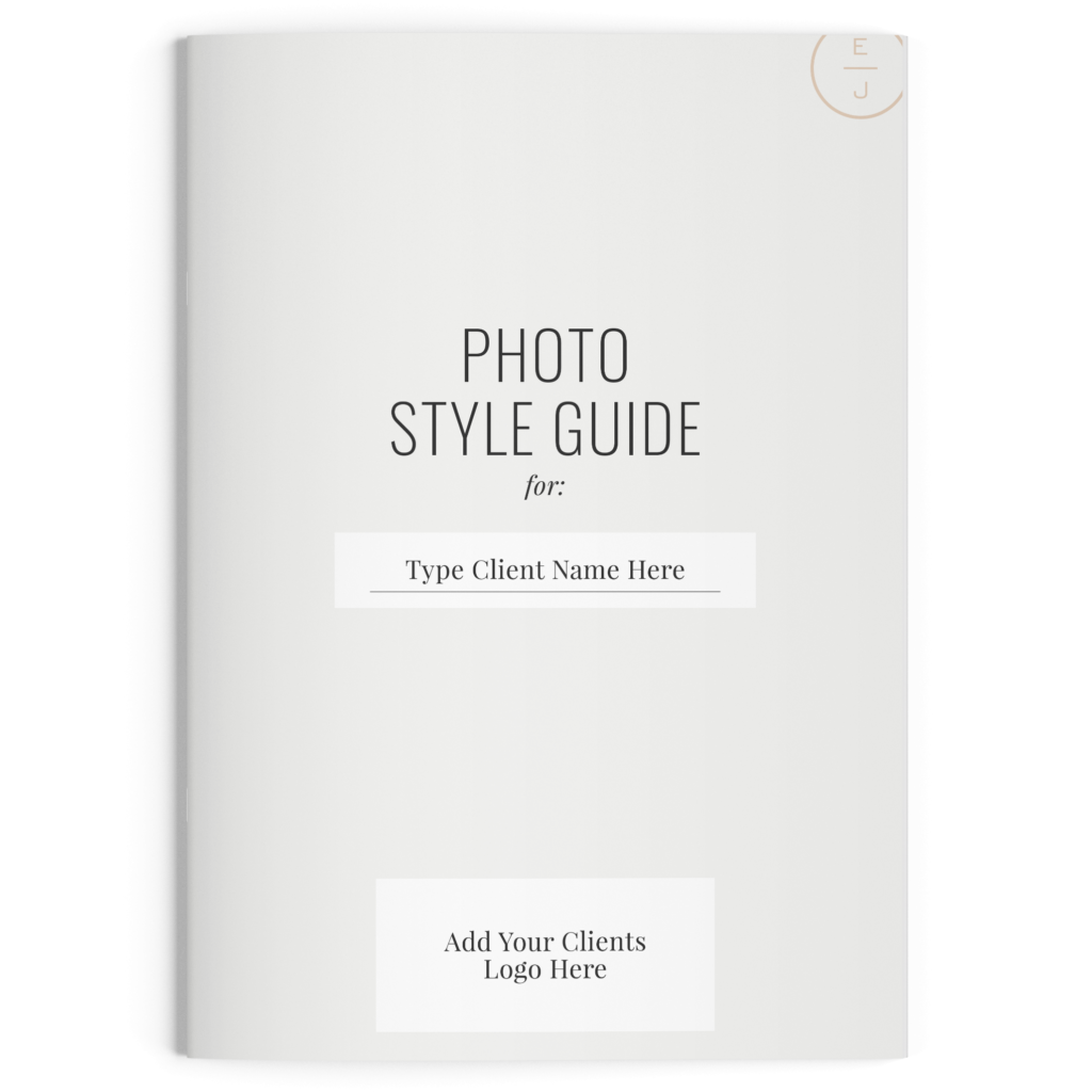 The Photoshoot Planning Template Erica Jon Photography